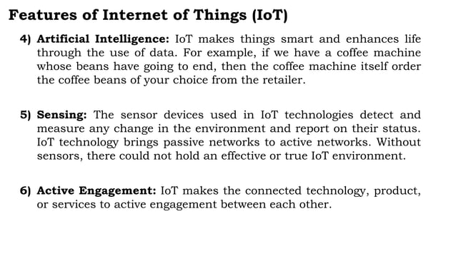 Fundamentals of Internet of Things (IoT) Part-2 | PPTX