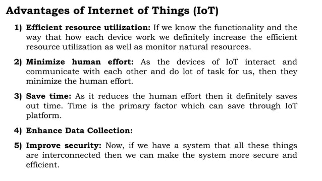 Fundamentals of Internet of Things (IoT) Part-2 | PPTX | Internet of Things | Internet