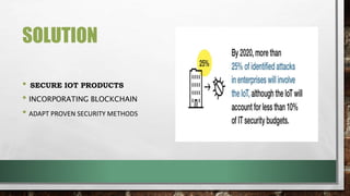 Internet of things - challenges scopes and solutions | PPTX
