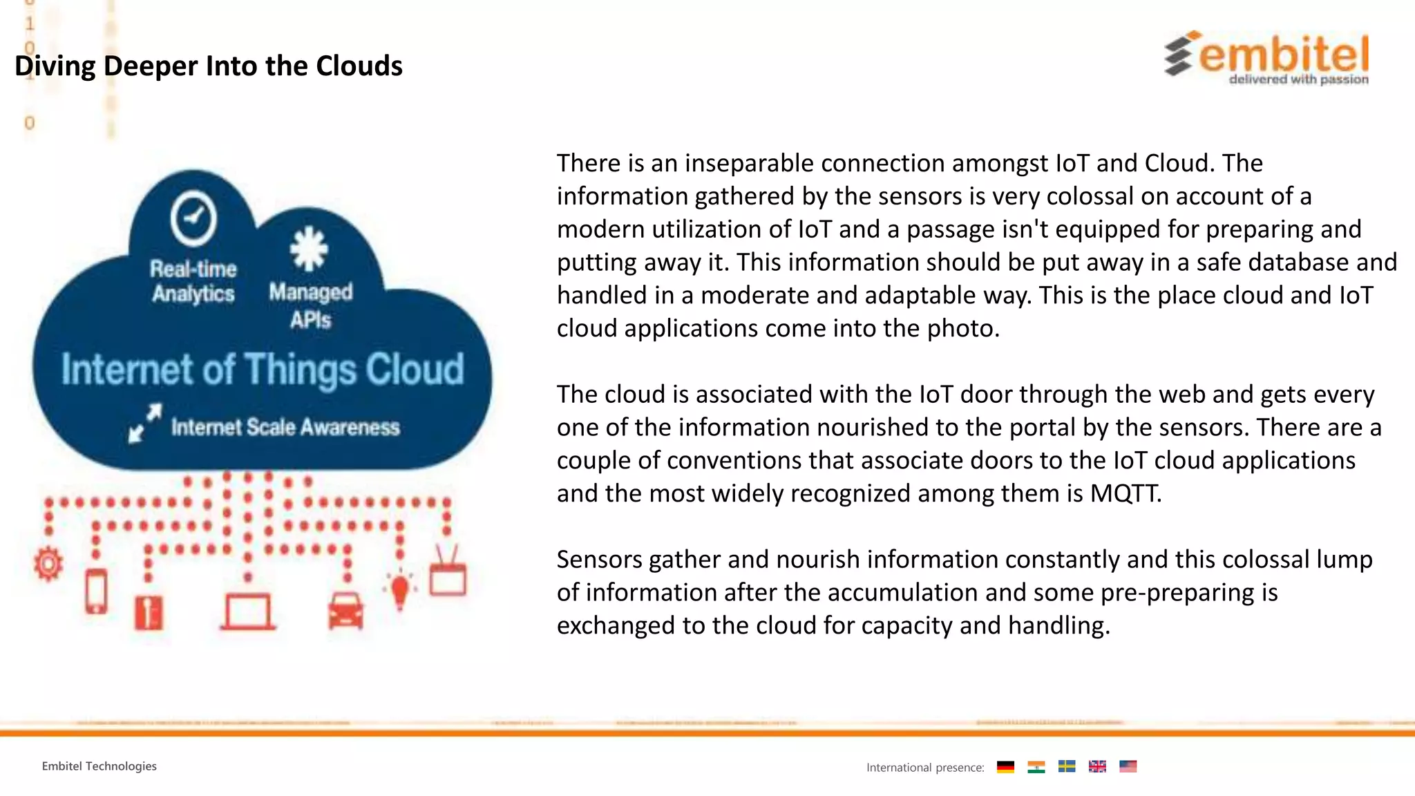 Iot Cloud Applications Role Of Cloud Backend In Iot Ppt
