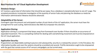 IoT Cloud Applications | Role of Cloud Backend in IoT | PPT