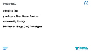 IoT, APIs und Microservices - alles unter Node-RED | PPT