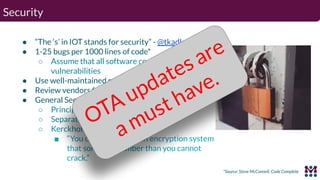 IoT: Contrasting Yocto/Buildroot to binary OSes | PPT