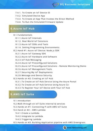 IoT Course Content | PDF