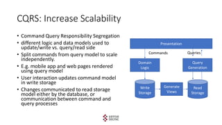 CQRS and Event Sourcing for IoT applications | PPTX
