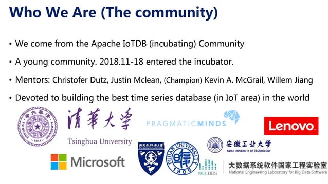 Apache IOTDB: a Time Series Database for Industrial IoT | PPTX | Databases | Computer Software ...