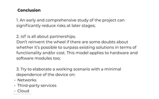 Decision Matrix for IoT Product Development | PDF