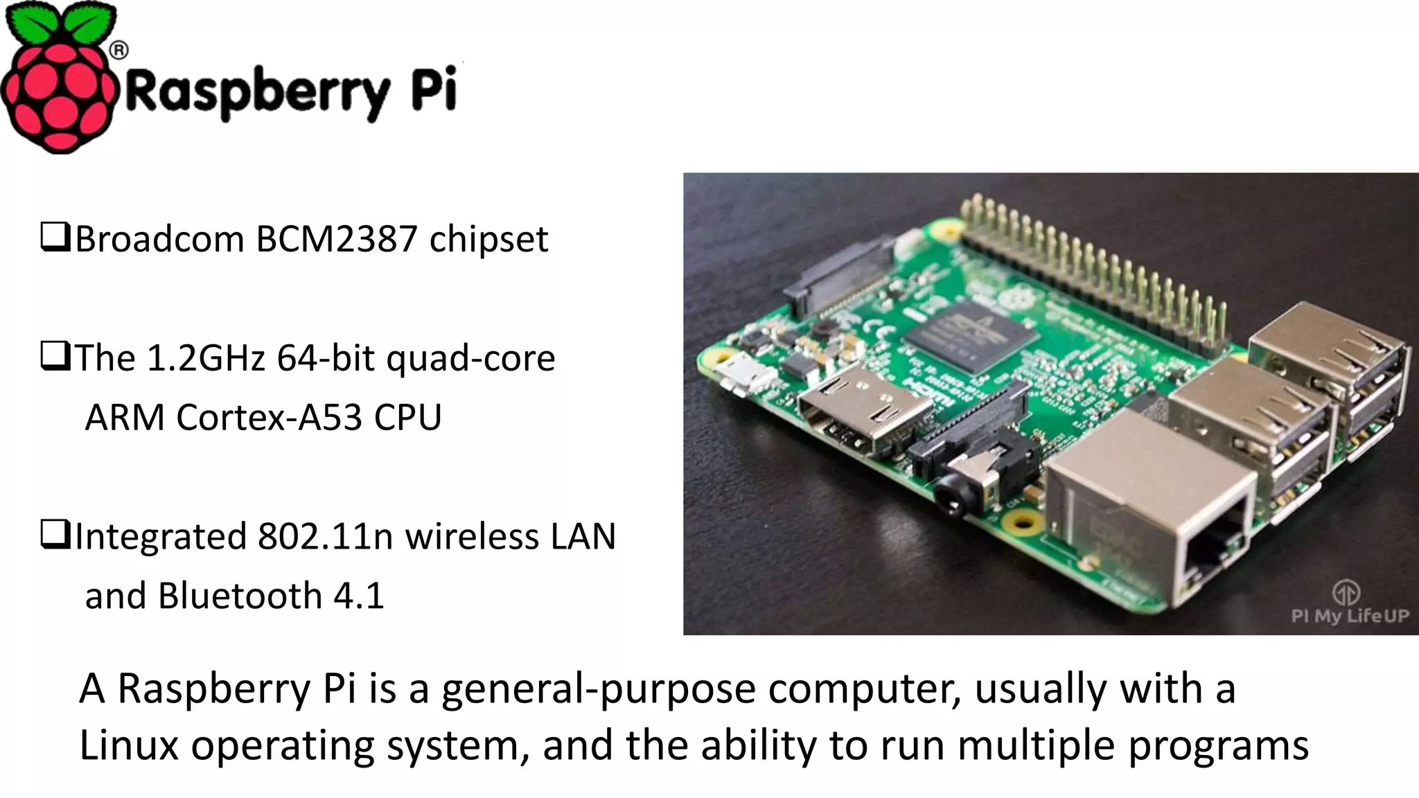 Internet of Things using Raspberry pi | PPTX