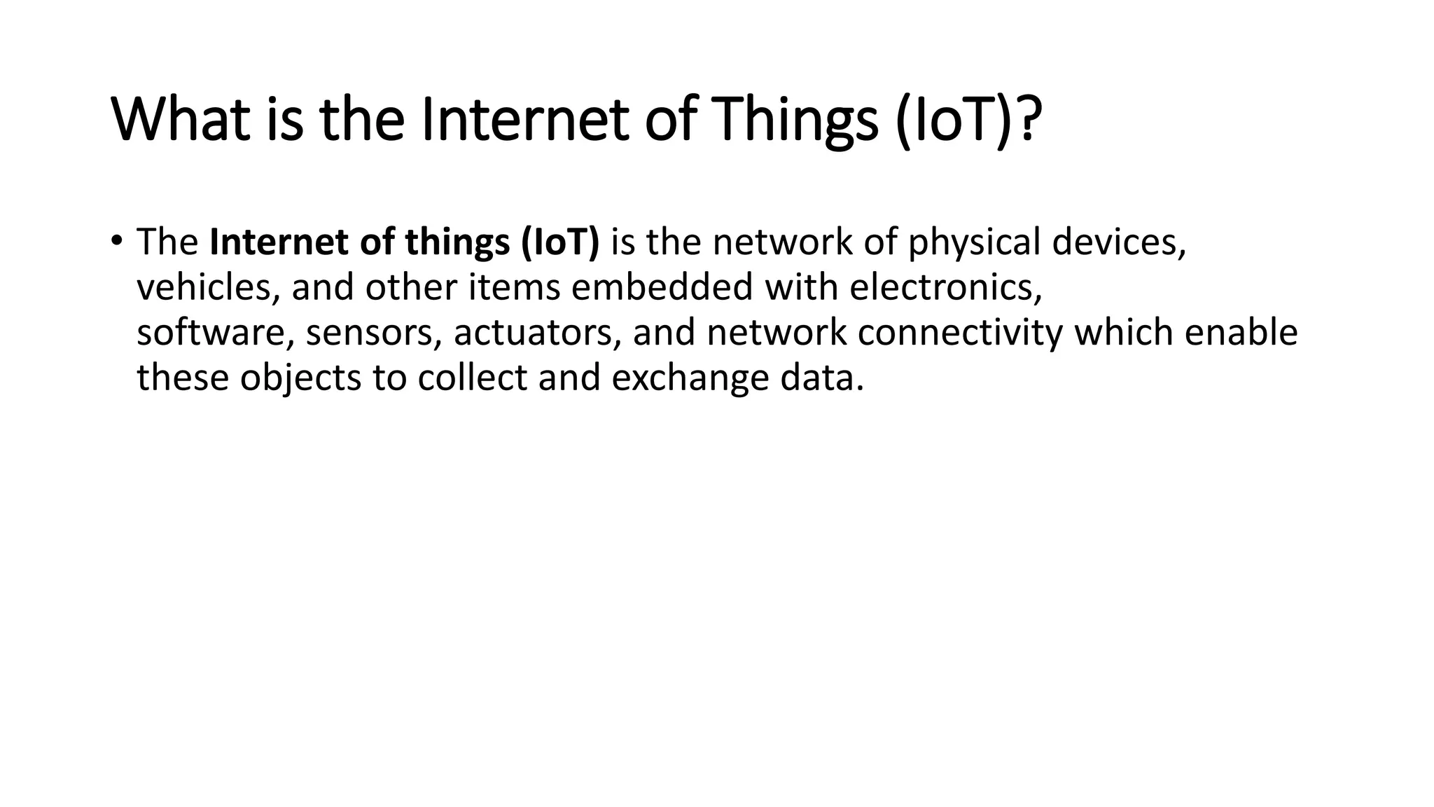 Internet of Things using Raspberry pi | PPTX