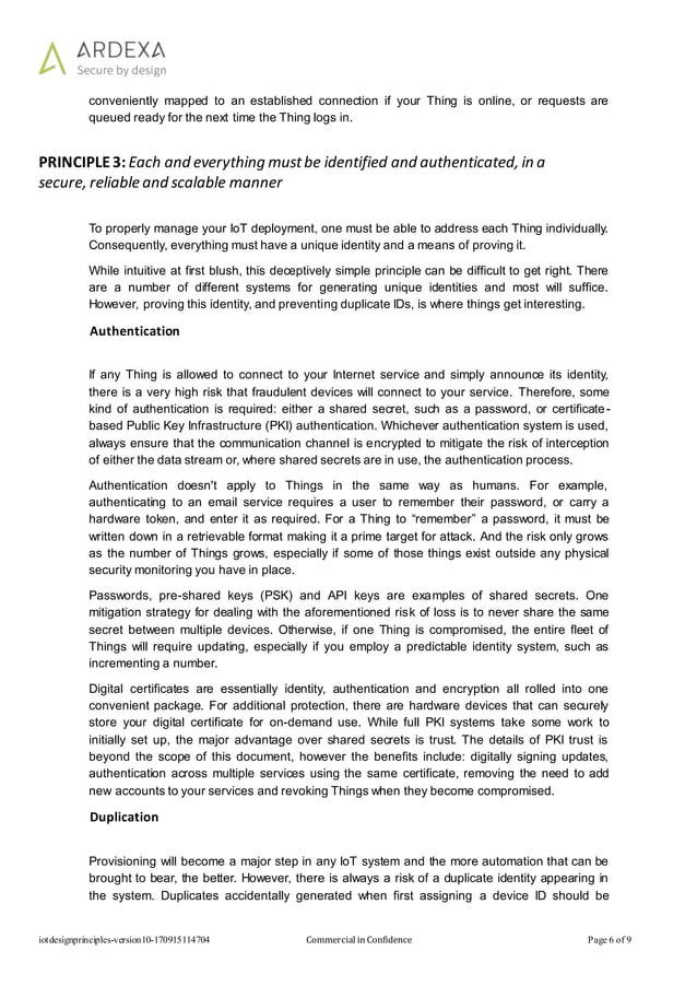 IoT Design Principles | DOCX