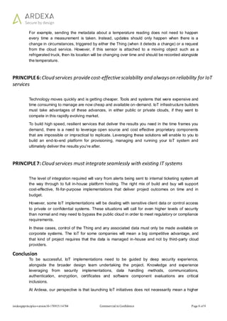 IoT Design Principles | DOCX