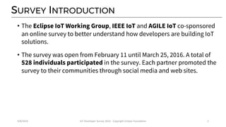 IoT Developer Survey 2016 | PDF