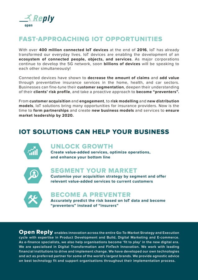 IoT Brochure - Open Reply | PDF