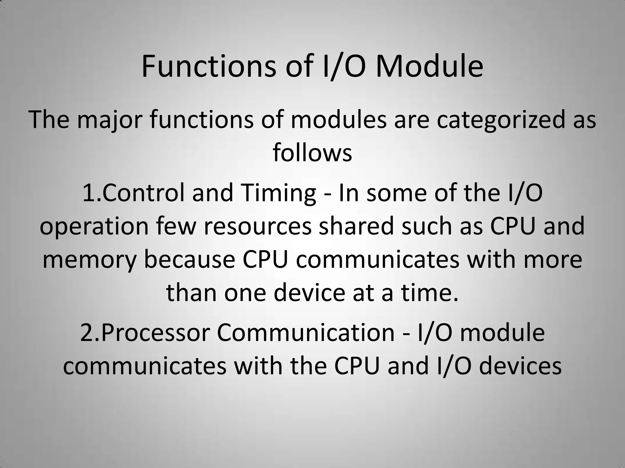 Io techniques & its types | PPTX