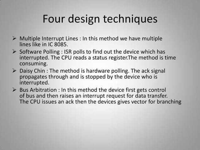 Io techniques & its types | PPTX