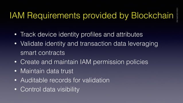 Blockchain and IAM for IOT Edge Authentication | PPT