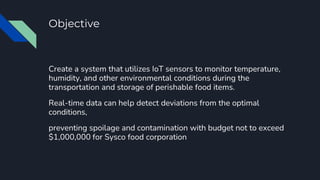 IoT Enabled Food Quality monitoring- ITM120.pptx | Internet of Things ...