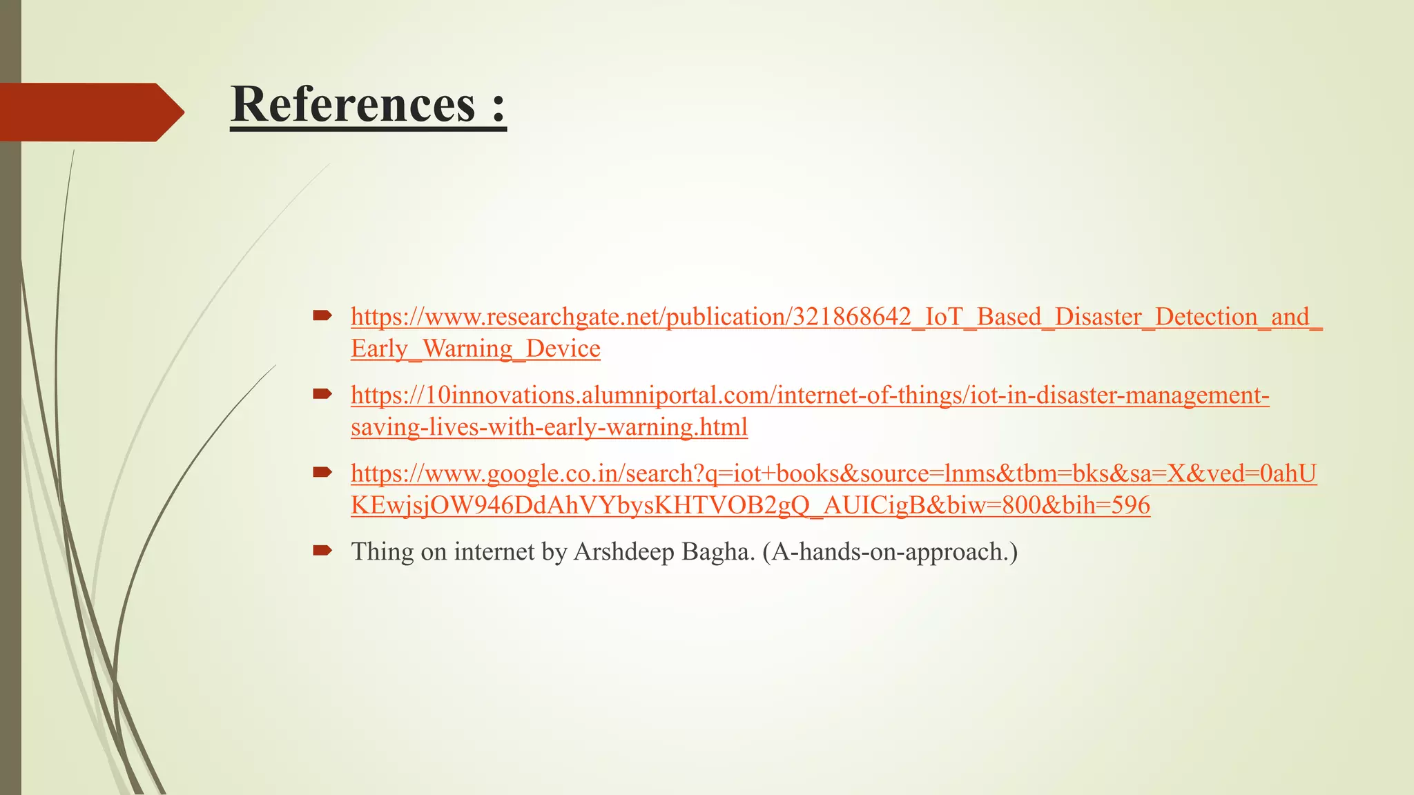 Iot Based Disaster Detection And Early Warning Device By Shweta Gaikwad Pptx Cloud Computing