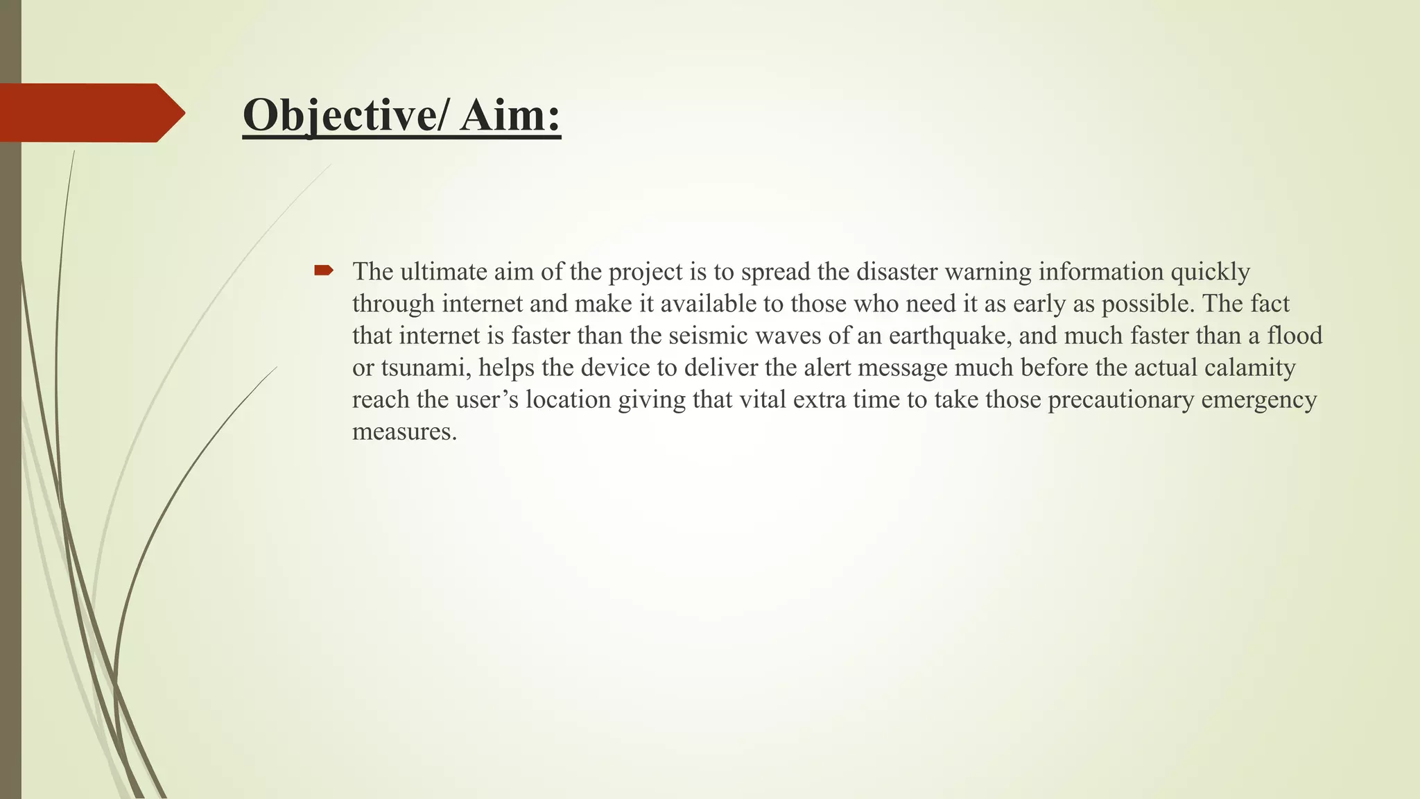 IoT Based Disaster Detection and Early Warning Device By Shweta Gaikwad ...