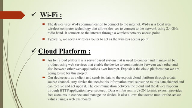 Iot Based Disaster Detection And Early Warning Device By Shweta Gaikwad Pptx Cloud Computing