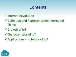 Internet of Things (IoT) - Introduction ppt | PPTX