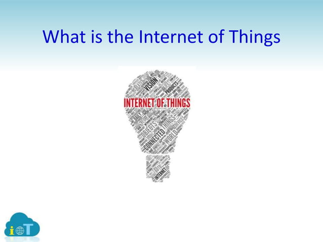 Internet of Things (IoT) - Introduction ppt | PPTX
