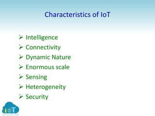 Internet of Things (IoT) - Introduction ppt | PPTX