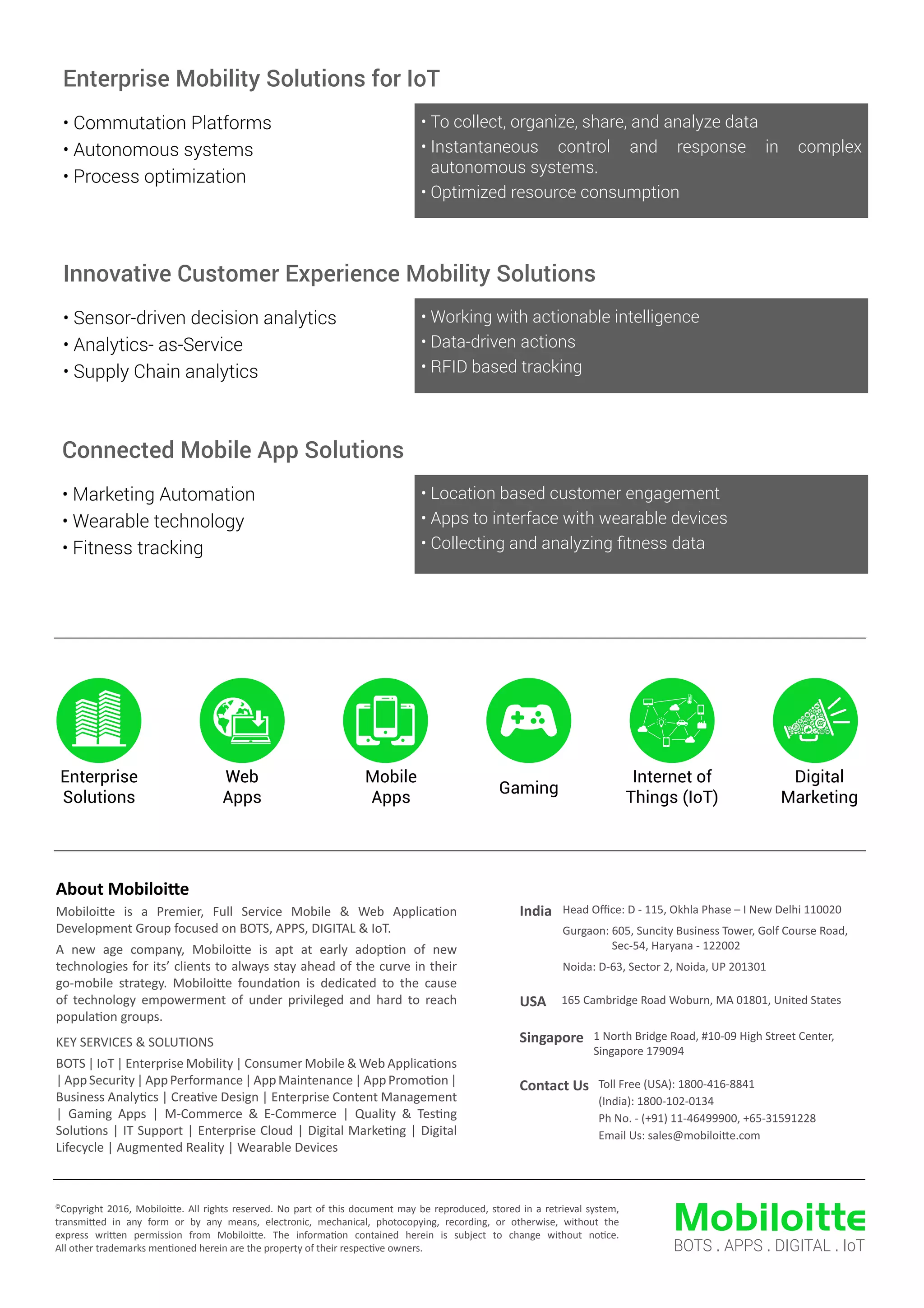 Internet Of Things (IoT) Flyer | PDF