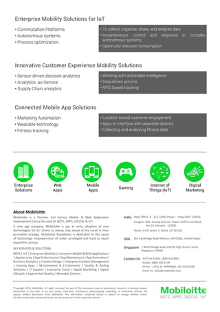 Internet Of Things (IoT) Flyer | PDF