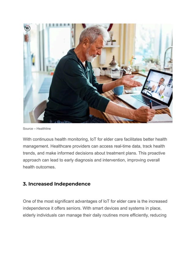 IoT for Elder Care: Revolutionizing Senior Living | CIO Women Magazine | PDF