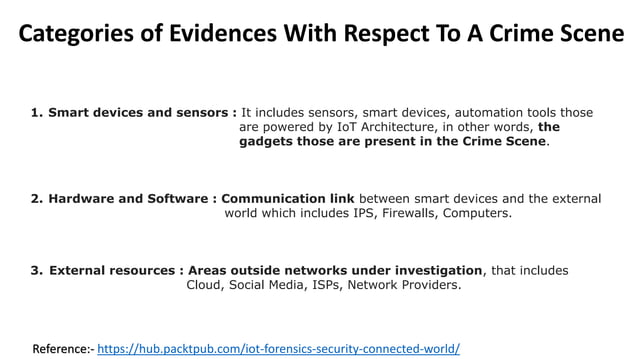 Internet of Things Forensics | PPTX
