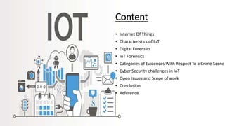 Internet of Things Forensics | PPTX
