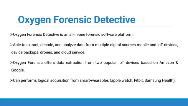 IOT Forensic Challenges | PPT