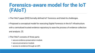 IOT Forensic Challenges | PPT