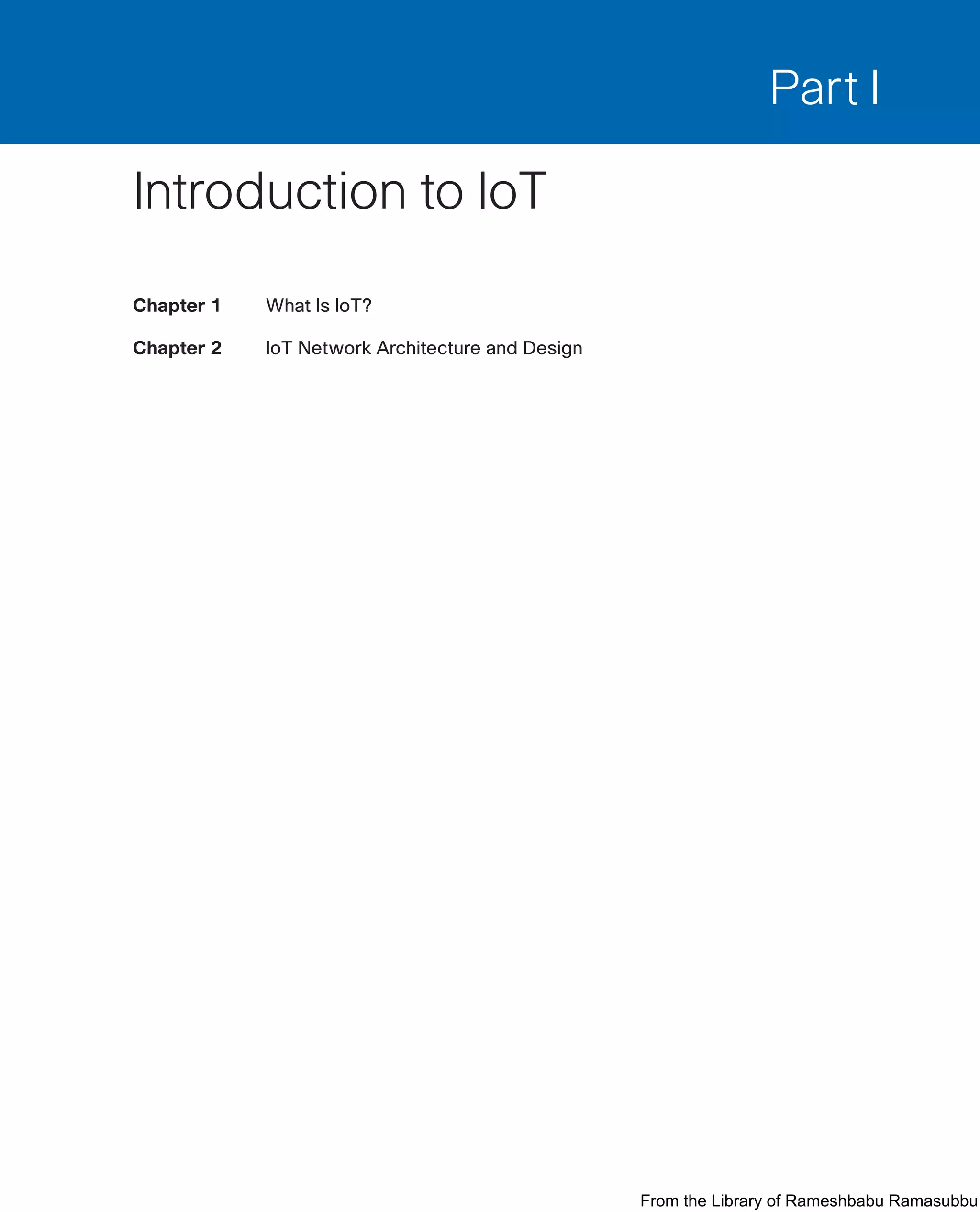 IoT Fundamentals.pdf | Computer Networking | Computing