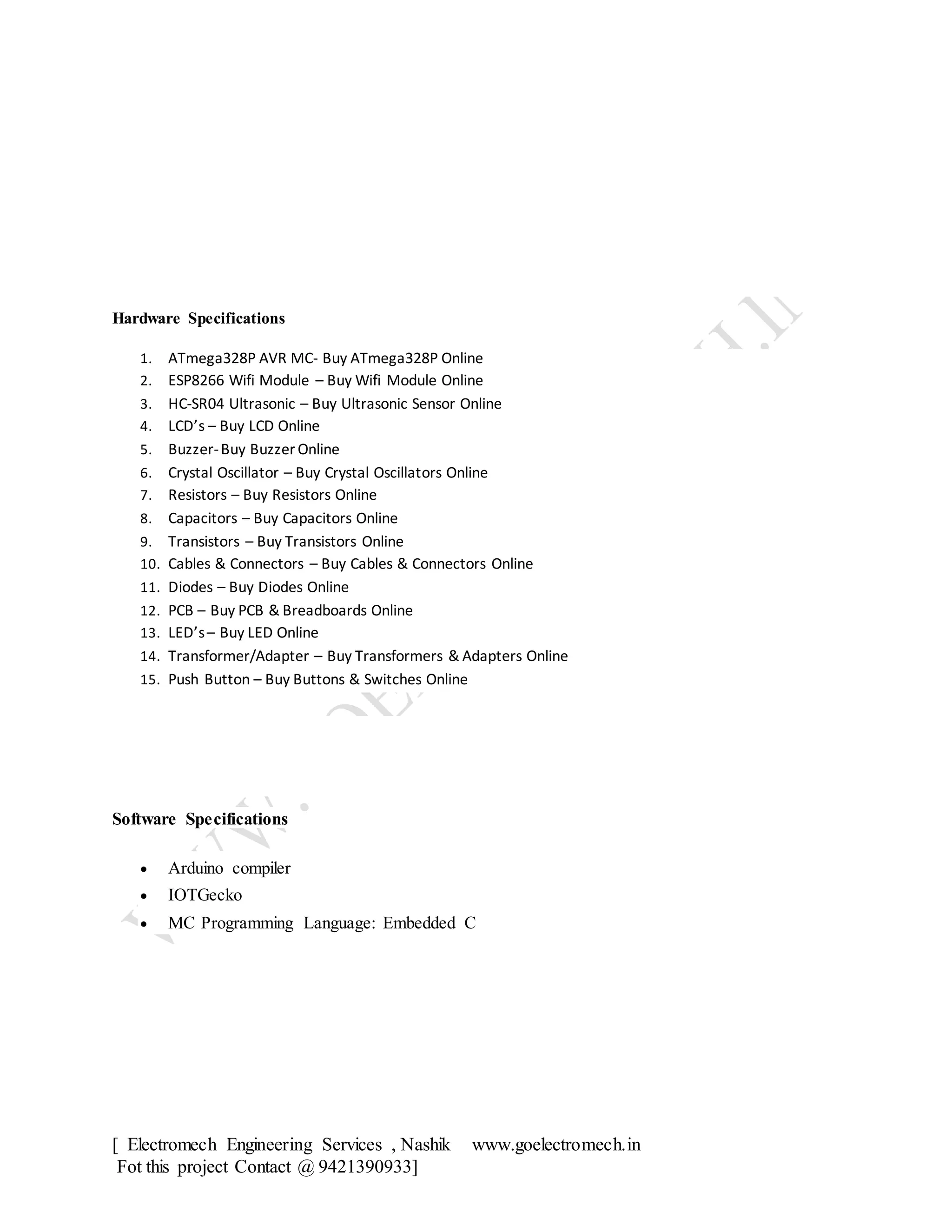 Iot Garbage Monitoring System Docx