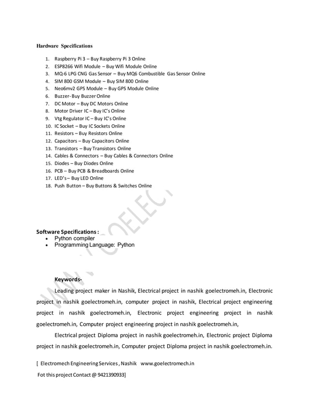 Iot gas pipe leakage detector insect robot | DOCX | Robotics ...