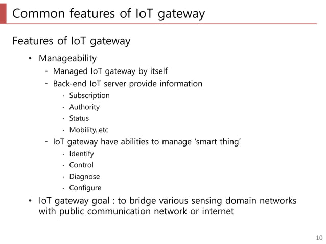 IOT gateways.pptx | Internet of Things | Internet