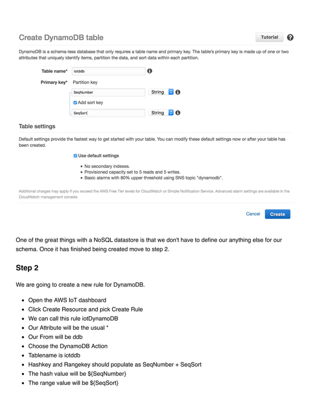Aws Iot 핸즈온 워크샵 실습 5 Dynamodb에 센서 데이터 저장하기 김무현 솔루션즈 아키텍트 Pdf