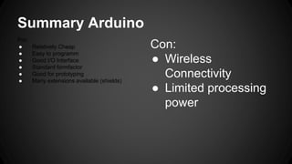 Introduction to Internet of Things Hardware | PPTX