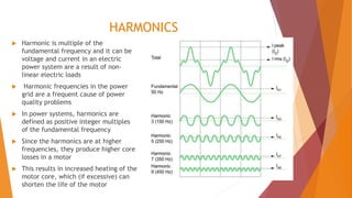 Iot based harmonic analysis using wavelet transform | PPTX