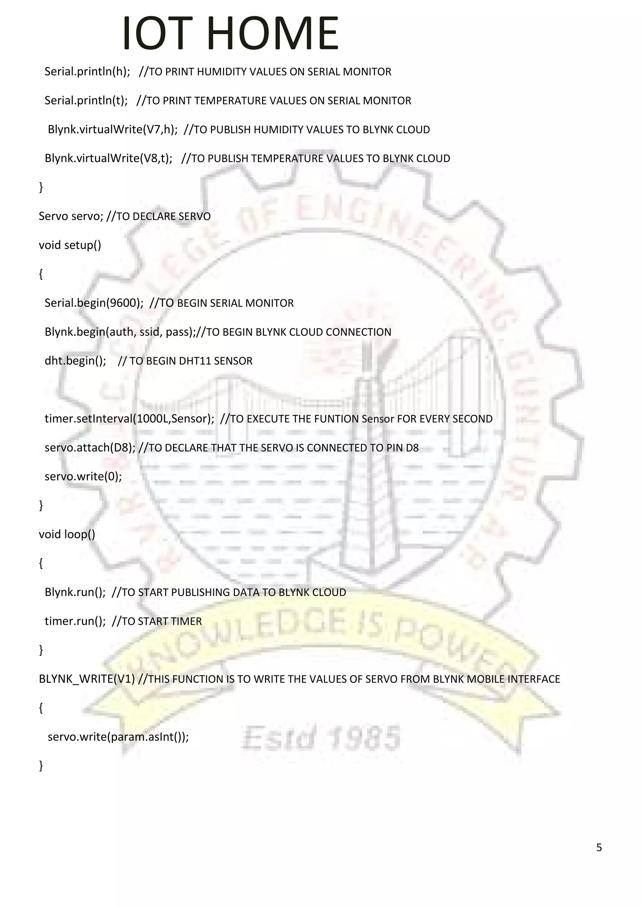 IoT Home project by MADHAV | PDF IoT Home project by MADHAV | PDF