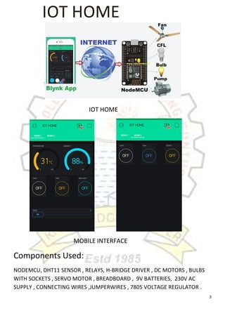 IoT Home project by MADHAV | PDF | Internet of Things | Internet