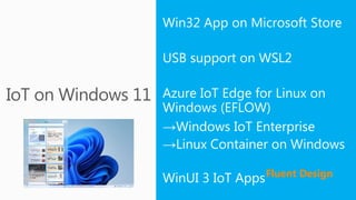 IoT implemented in Windows 11.pptx | Technology & Computing