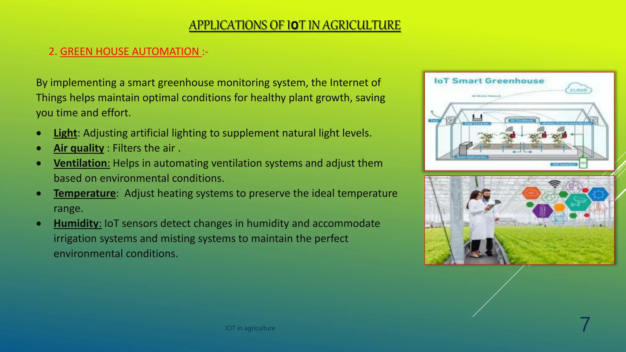 IoT in Agriculture | PPTX