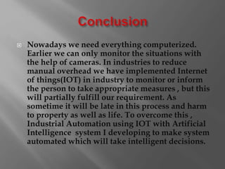 Iot industry automation | PPT