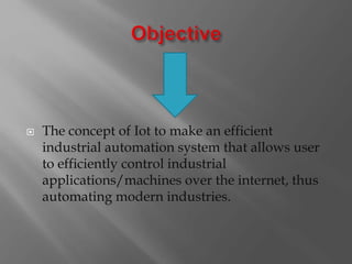 Iot industry automation | PPT