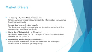 Smart Learning Revolution: Exploring the IoT in Education Market | PPTX
