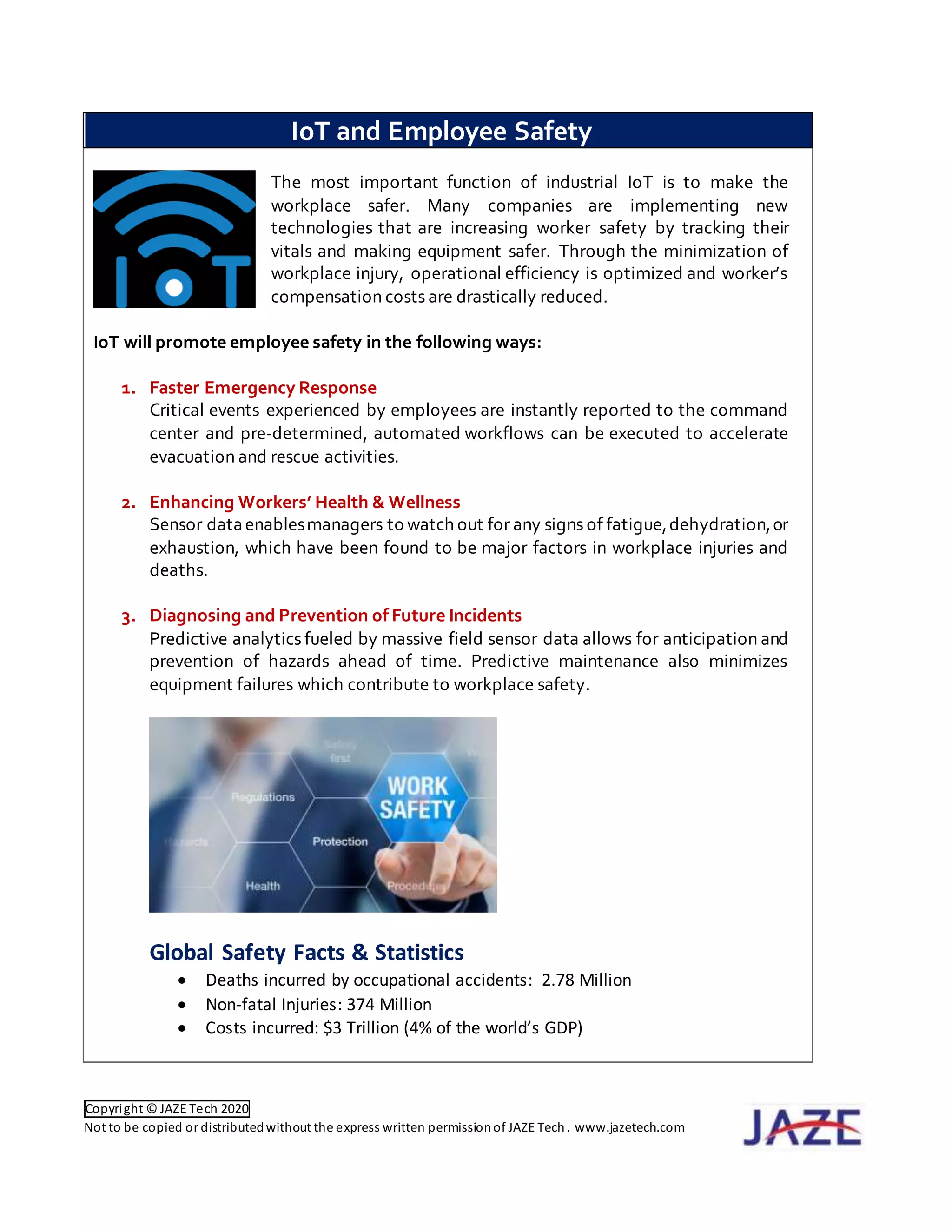 IoT and Employee Safety | DOCX