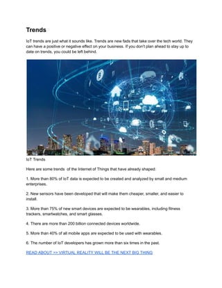 (IoT) Internet of Things, The Ultimate Guide | PDF